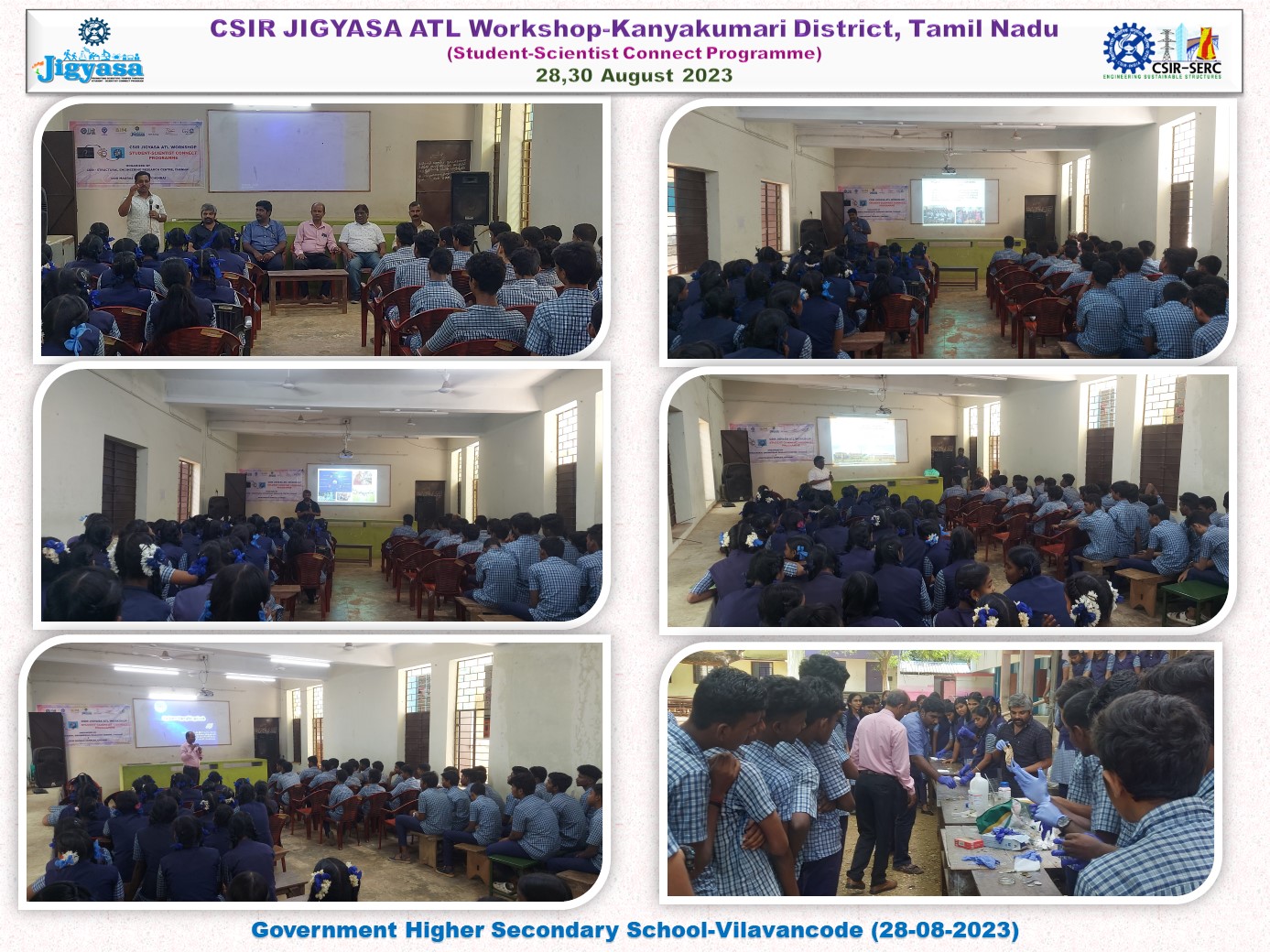 CSIR JIGYASA ATL Workshop - Kanyakumari District, Tamil Nadu (28-30 ...