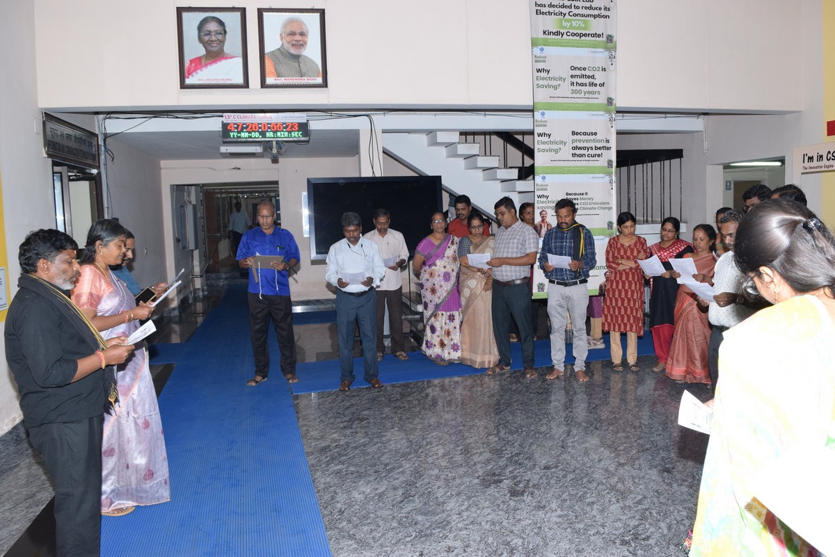 Constitution Day Pledge on 26-11-2024 | CSIR - SERC