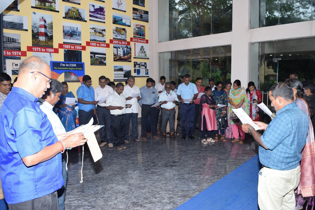 Constitution Day Pledge on 26-11-2024 | CSIR - SERC
